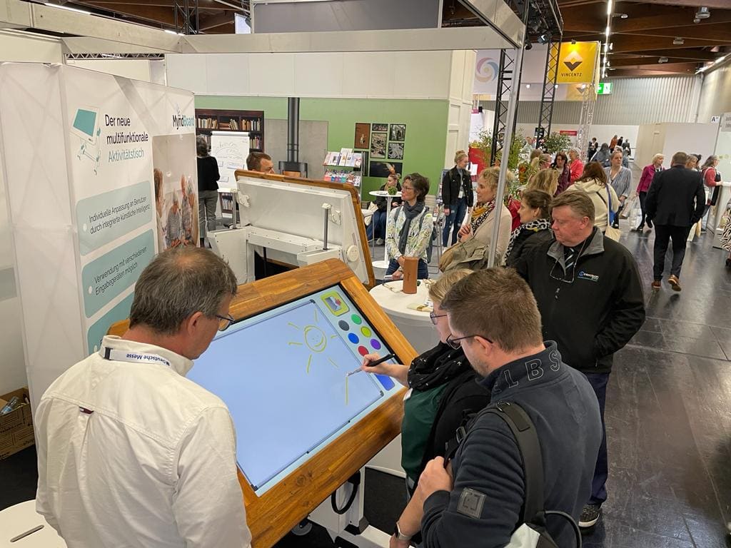 Myndboard begeistert auf der Altenpflege Messe 2023 in Nürnberg
